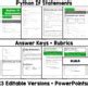 Using If Statements To Error Trap Input In Python Editable Resource Package