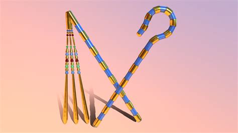 Ancient Egypt Crook And Flail