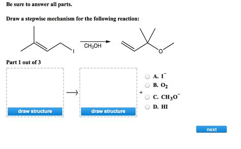 Solved Be Sure To Answer All Parts Draw A Stepwise Chegg Com
