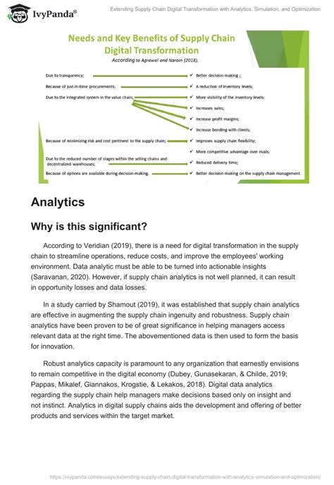 Extending Supply Chain Digital Transformation With Analytics Simulation And Optimization 737