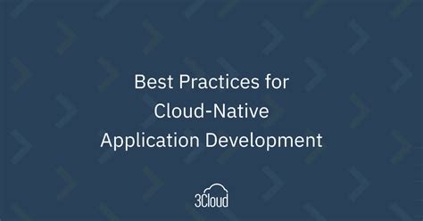 Best Practices For Cloud Native Application Development 3cloud