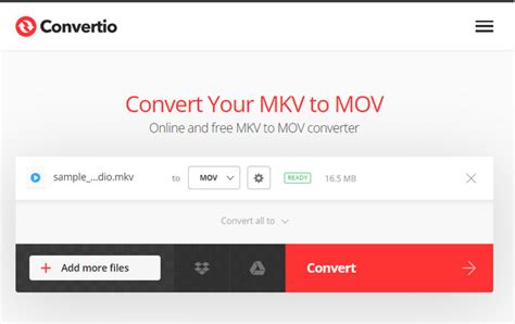 8 Ways To Convert MKV Movies To MOV Desktop Online