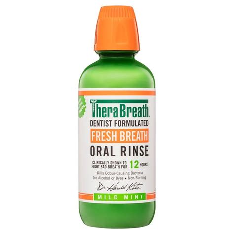 Therabreath Mild Mint Oral Rinse 473ml Chemist Direct
