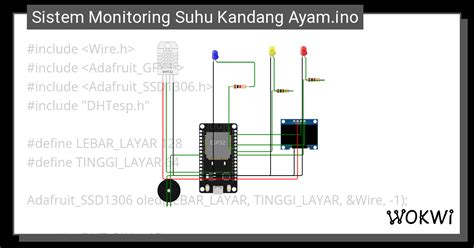 Sistem Monitoring Suhu O Wokwi Esp32 Stm32 Arduino Simulator