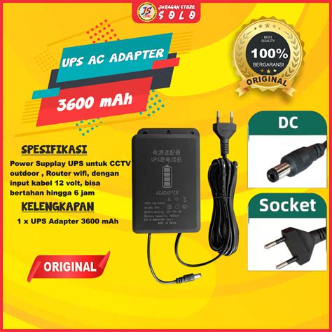 Jual 12v 2a Uninterruptible Power Supply Mini Ups Battery Backup For Fi Router Modem Security