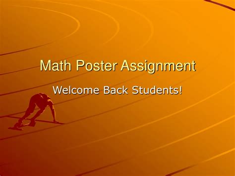 Ppt Engaging Math Poster Assignments For Students Powerpoint Ppt Engaging Math Poster Assignments For Students Powerpoint