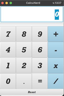 GitHub HellGateCorp CALCUxNERDxFX A Nice JavaFX Based Calculator Application Who Every Smart