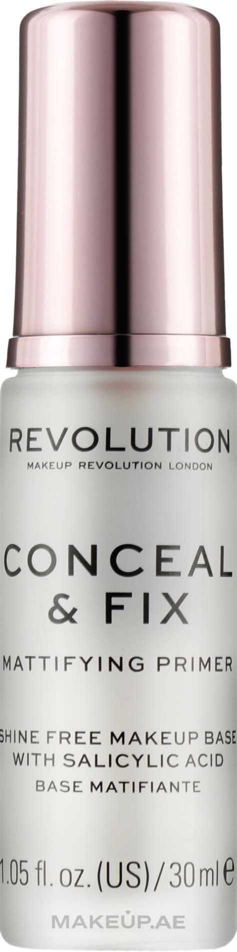 Makeup Revolution Conceal And Fix Mattifying Primer Mattifying Face Primer Makeup Ae