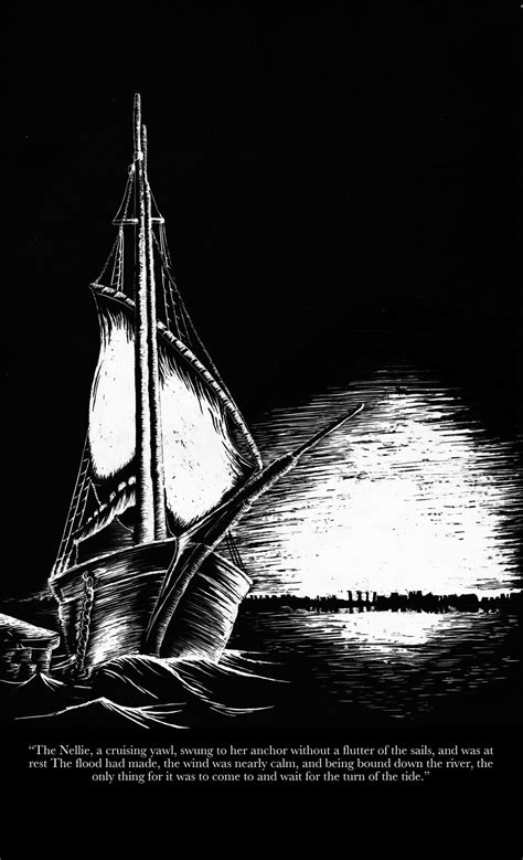 Wooly Ink Illustrating The Heart Of Darkness By Joseph Conrad