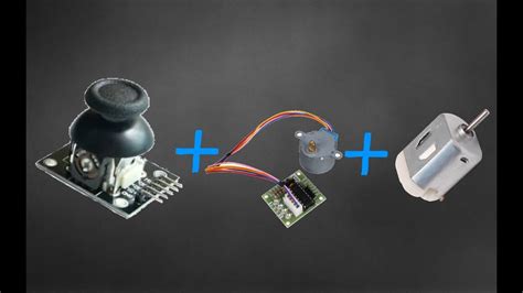 joystick motore dc e motore passo passo arduino youtube