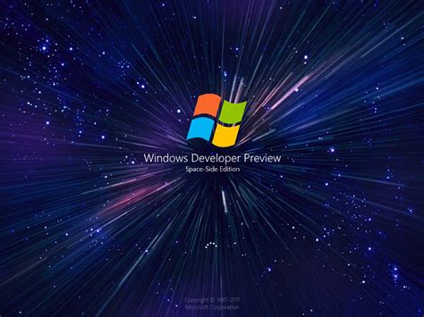 Windows Developer Preview Space Side Edition By Wmkos23 On Deviantart