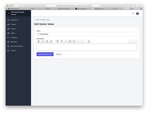 Winning Strength Blueprint Adding An Image To An Option Value