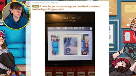 So I Put A Youtuber I Watch Onto My Calculator And He Reacted To It R Ti84hacks