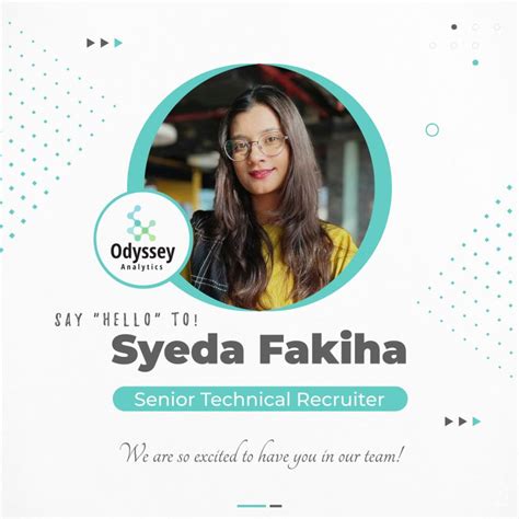 Odyssey Analytics On Linkedin Welcome Celebration Hiring Ai Digitaltransformation