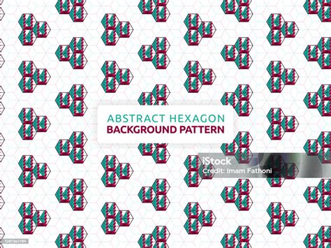 미래 지향적 기하학적 패턴의 추상적 배경 추상 육각형 배경 벡터 일러스트레이션 벽지 인쇄 배경 웹 사이트 문서 프리젠 테이션에 사용할 수 있습니다 0명에 대한 스톡 벡터