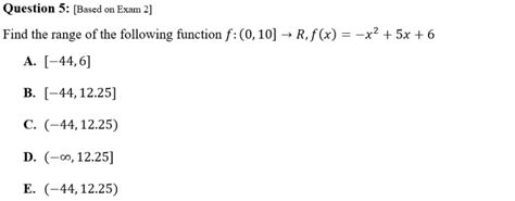 Functions Domain And Range MathsMethods Au