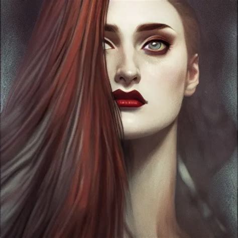 Sansa Stark Vampire Bride Dracula Realistic Dark And Ominous