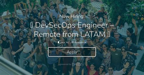 🛡️ Devsecops Engineer Remote From Latam 📍 At Tekton Labs