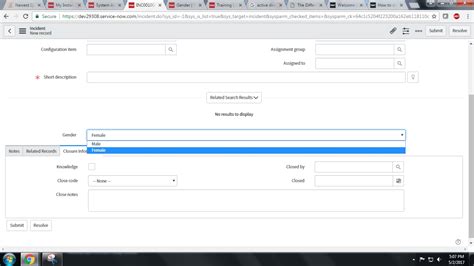 how to create a radio button type field in table servicenow community