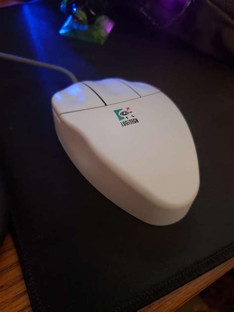 My Mint Condition Logitech Mouseman The Ball Mouse Predecessor To Logitechs First Gaming Mouse