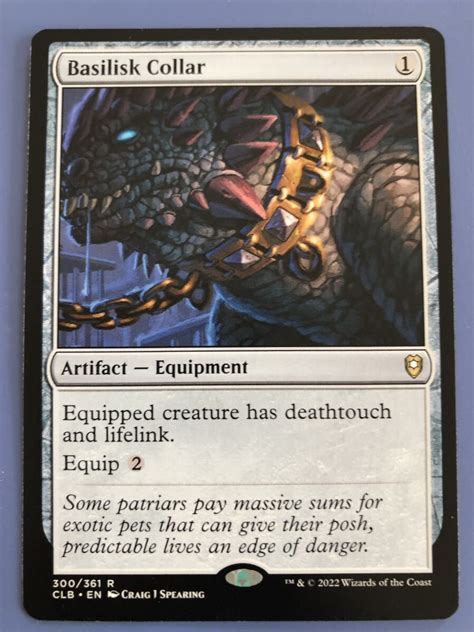 Yahoo オークション [ag Mtg] 300 《バジリスクの首輪 Basilisk Coll