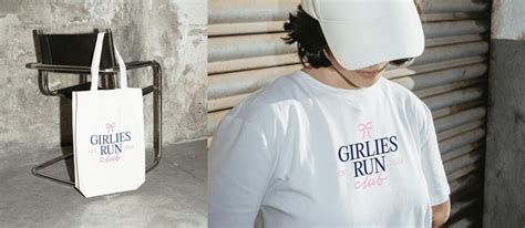 Girlies Run Club Branding Behance