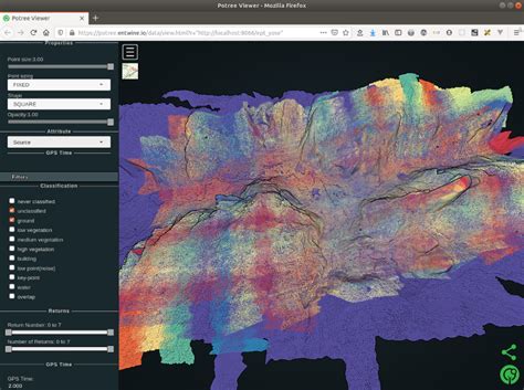 Lidar Pdal Experiments Yosemite Valley Maptheclouds