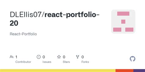 Github Dlellis07 React Portfolio 20 React Portfolio