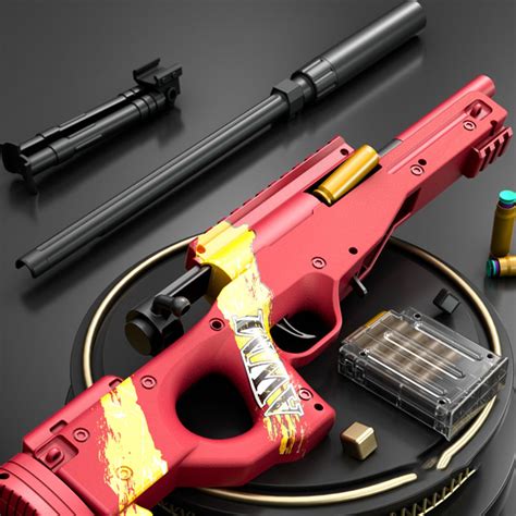 Shell Eject Nerf Sniper Rifle With Scope Awm