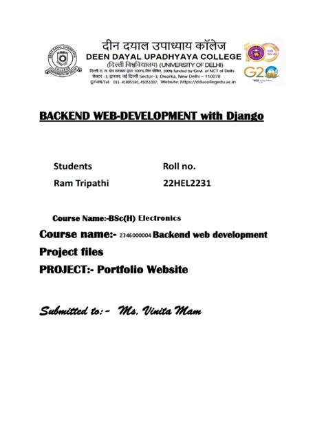Backend Web Development Project Files Pdf Arduino Software