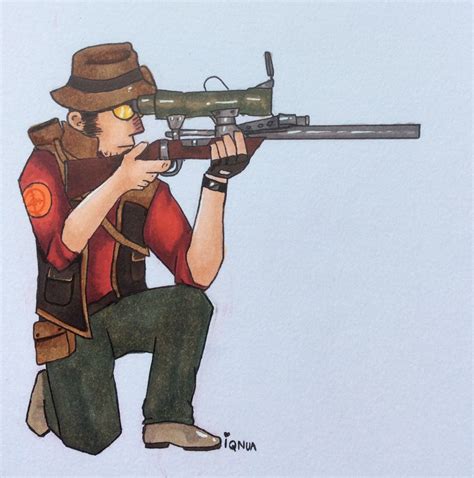 Learning From My Mistakes Drawing Of Sniper R Tf2