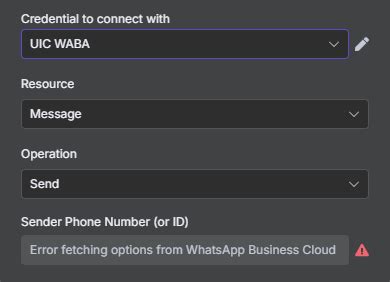 Issue With WhatsApp Node After Using Permanent API Key Help Me Build My Workflow N N Community