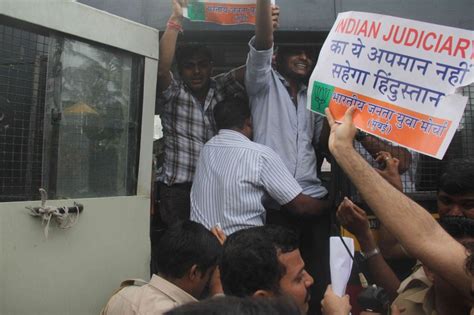 Bjp Protest Against Salman Khan On Tweeting About Yakub Memon Photos