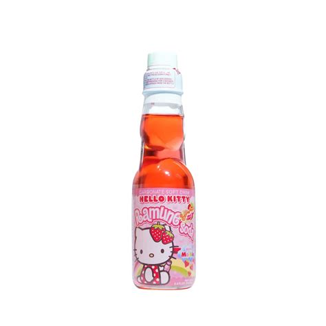 Ramune Strawberry Hello Kitty Lemonade 200ml30