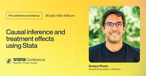 Kick Off Your Stata Conference By Attending Our Preconference Workshop