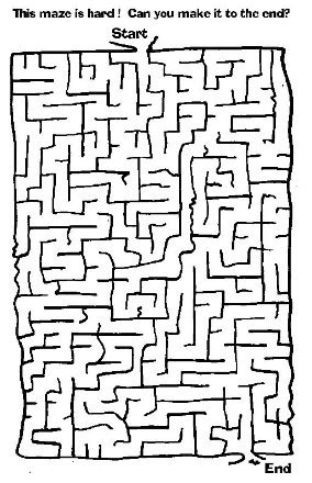 Hardest Mazes Printable