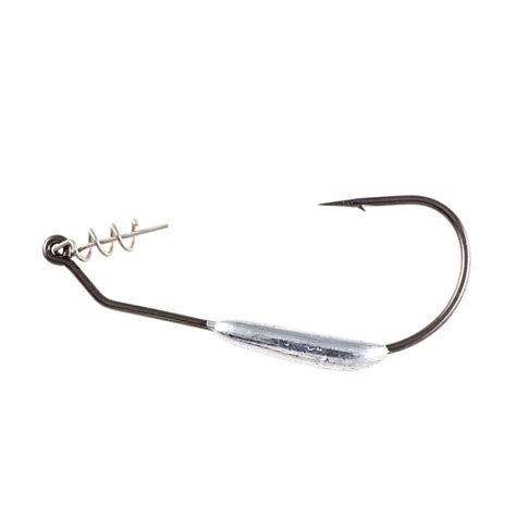 Owner Hooks Twistlock Light Weighted Hook 332oz Black Chrome 60