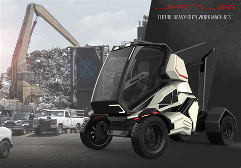Janus Future Material Handler Excavator Concept Behance