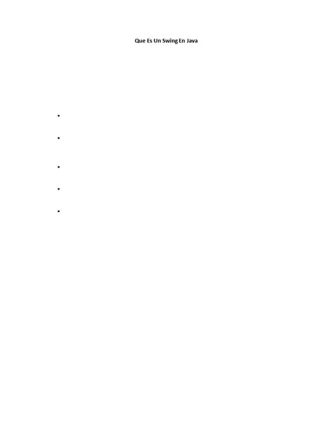 Que Es Un Swing En Java Pdf