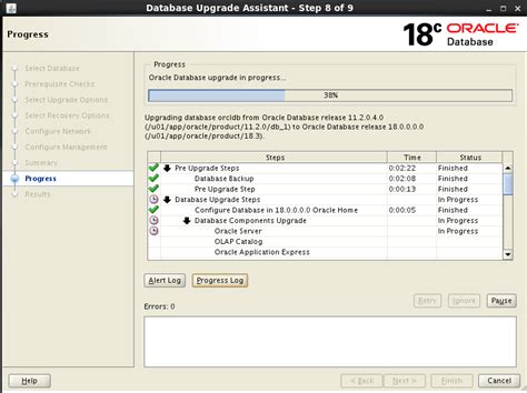 Oracle 18c Database Upgrade From 11 2 0 4 To 18 3 0 0 Using Dbua Oracledbwr