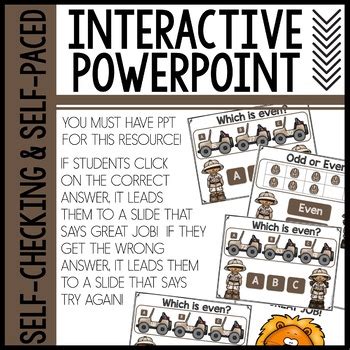 Odd Or Even Numbers Interactive Powerpoint We Are Better Together