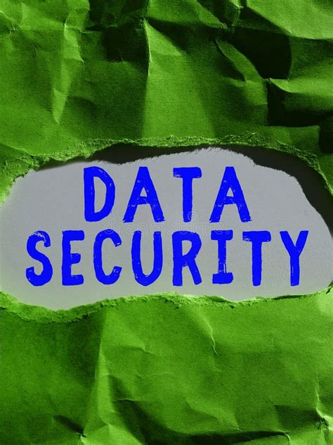 Writing Displaying Text Data Security Word Written On Confidentiality