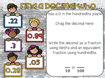 Decimal Digital Activity With Google Slides By Llama With Class