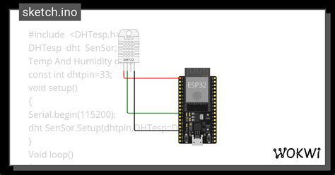 Temperature And Humidity Copy Wokwi Esp32 Stm32 Arduino Simulator