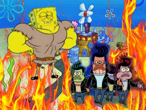 Strong Sponge Vs West Side Story Knockoffs By Jamesdean1987 On Deviantart