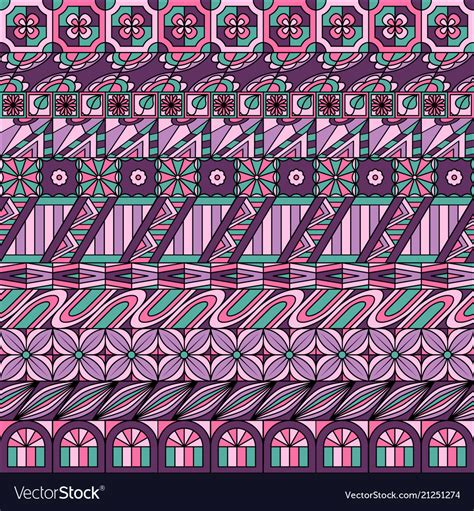 Geometric Ornamental Seamless Pattern Royalty Free Vector