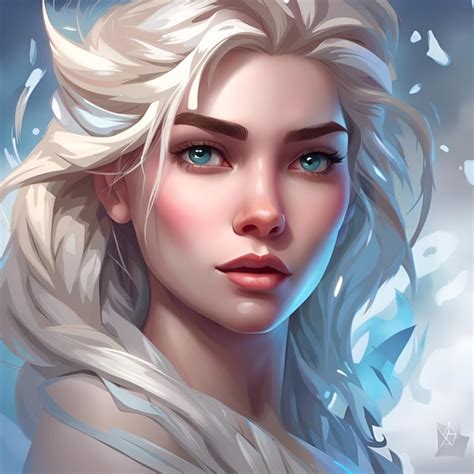 Premium Photo Snow Princess