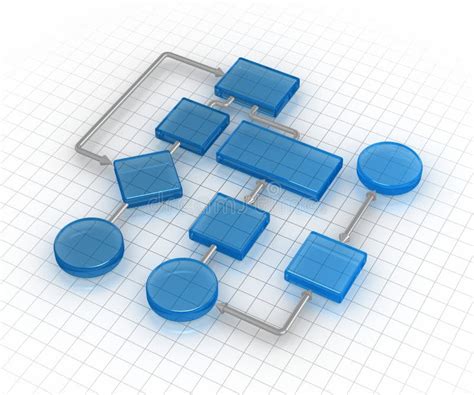Flow Chart Stock Vector Illustration Of Computer Flow