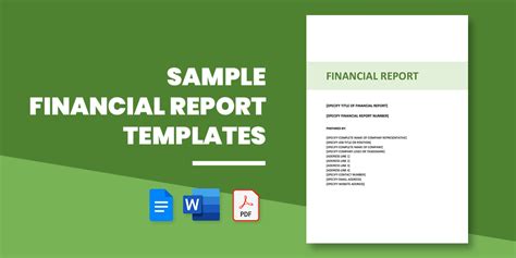 Financial Report Template Word