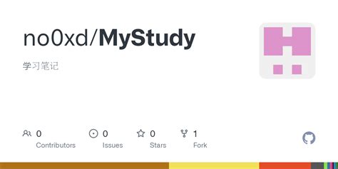 Github No Xd Mystudy